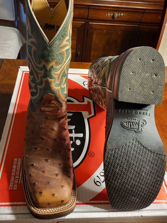 Justin Boots | Shoes | Justin Full Quill Ostrich Boots Womens | Poshmark